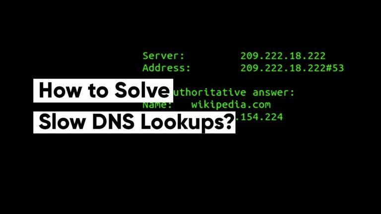 How to Solve Slow DNS Lookups - Kommands.com